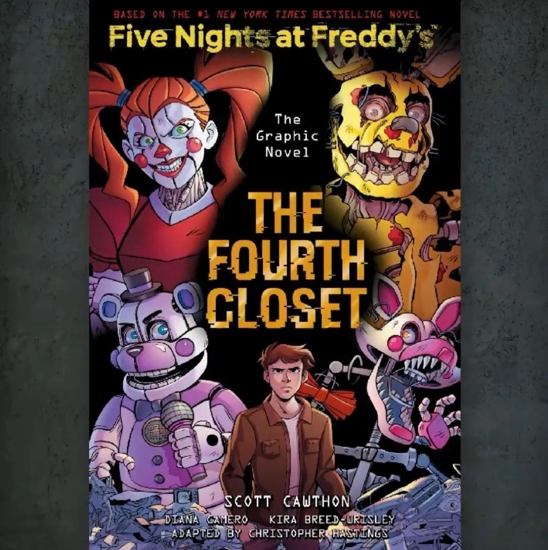 ¡Revelada la portada de la novela gráfica de FNaF The Fourth Closet ...