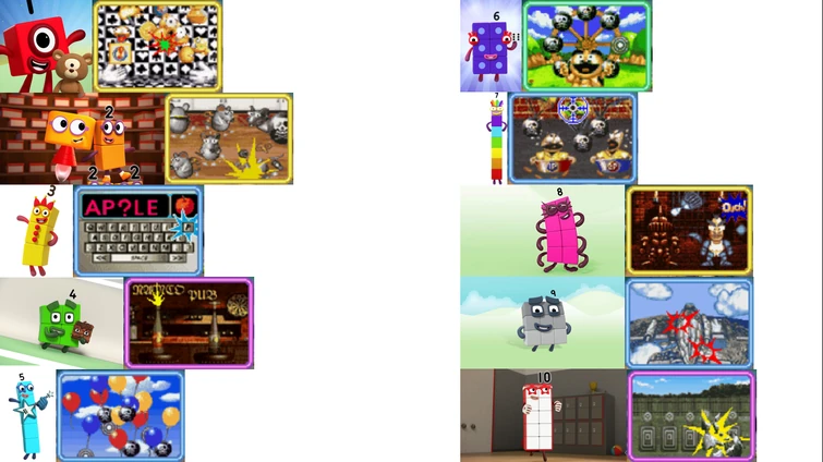 The Numberblocks' favorite stages | Fandom