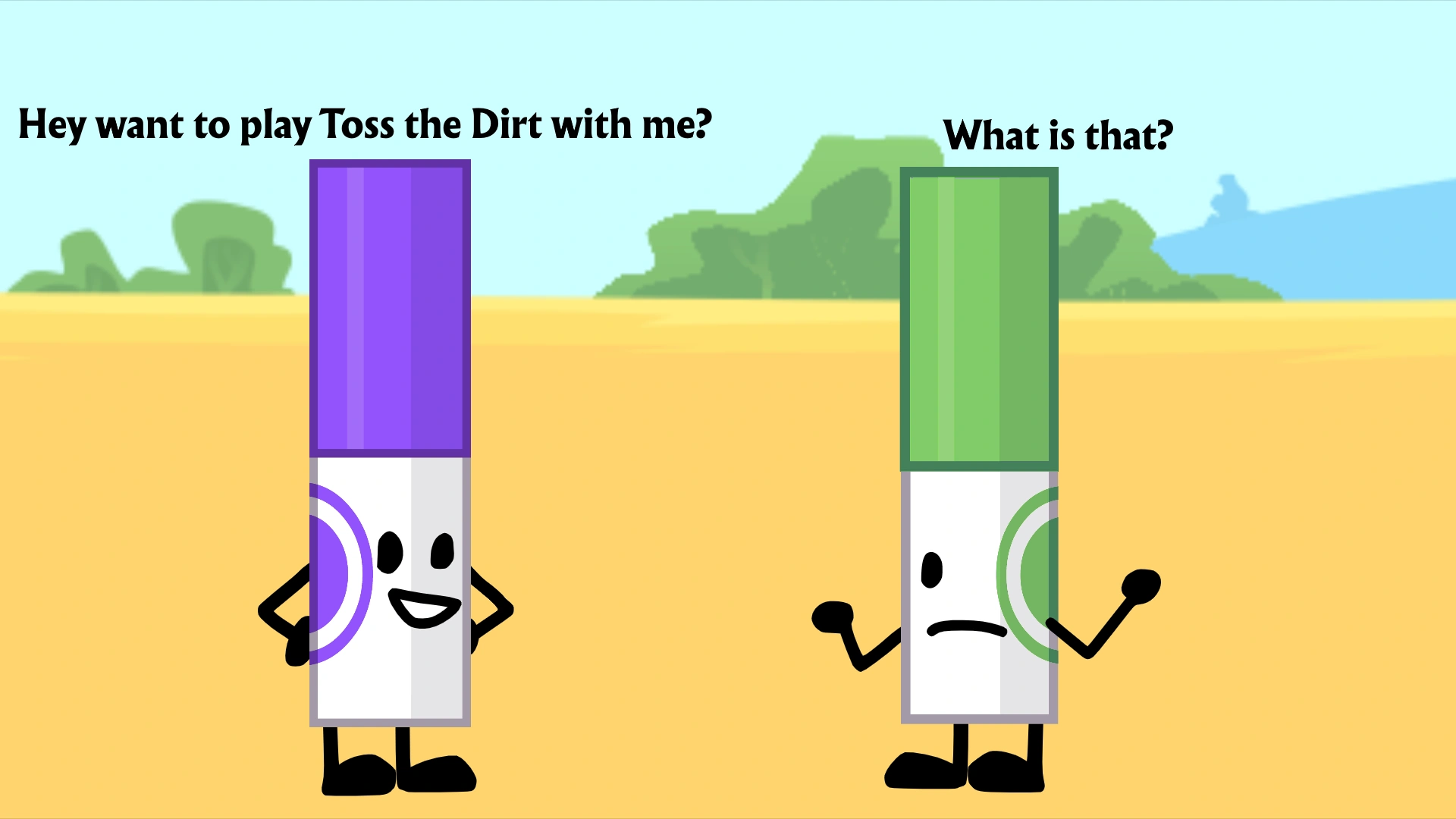 BFDI scenario: Marker meets Marker the Green | Fandom