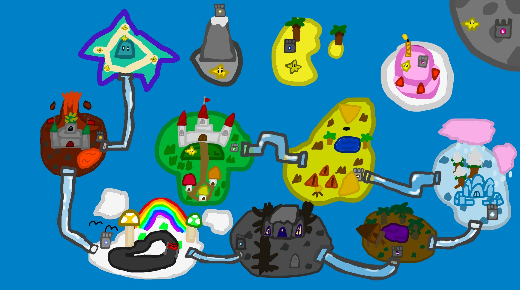 Mario region map (please boost this took 3 hours) | Fandom
