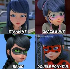 Which hairstyle do u want Marinette in?(permanently) | Fandom