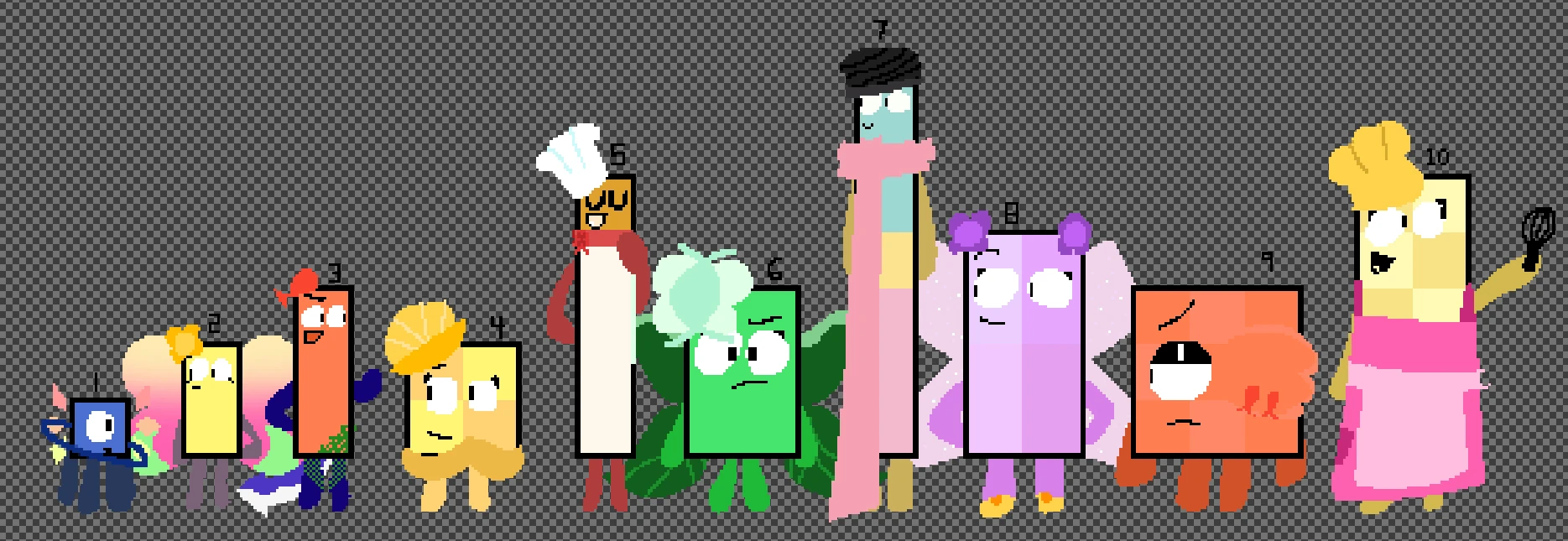 Numberblocks ocs 1-10 | Fandom