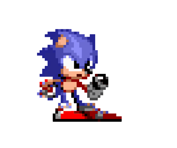 I made a gif out of the sonic sprites from super mario bros funk mix ...