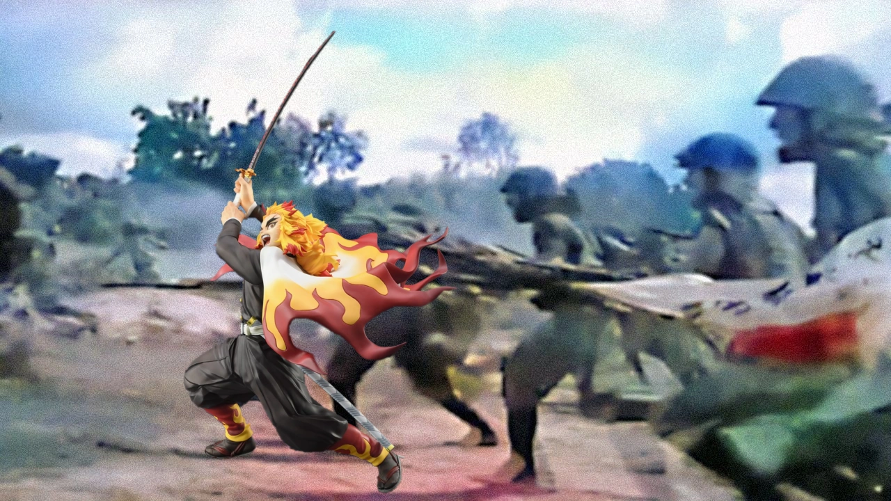Kyojuro Rengoku participates in a Banzai Charge | Fandom