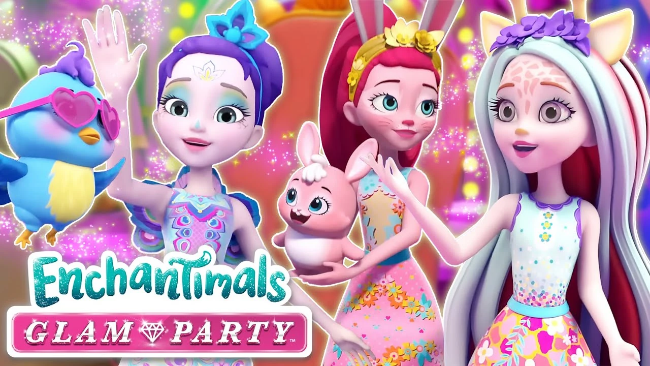 Enchantimals Glam Party | The Epic Search for Missing Twist! Teamwork! | Episode 4 | Full ...