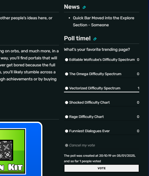 Since the poll time used to update (back in 2020-21) I'm updating it ...