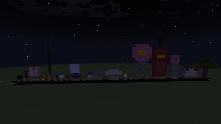 The BFDI franchise In Minecraft | Fandom