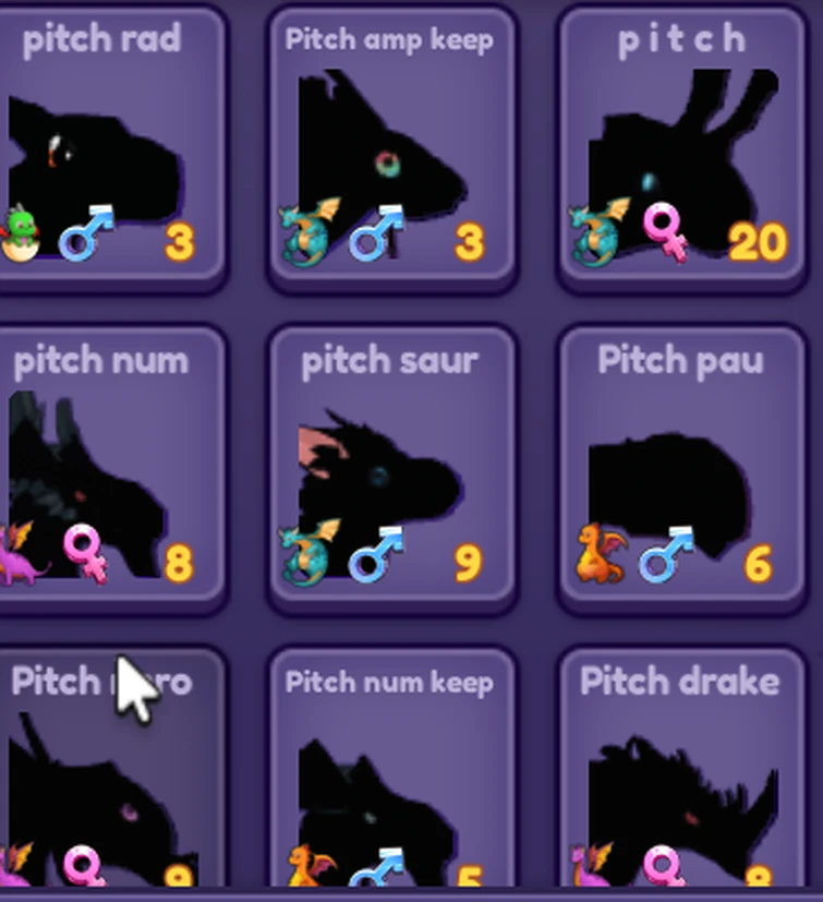 trading my pitch collection | Fandom