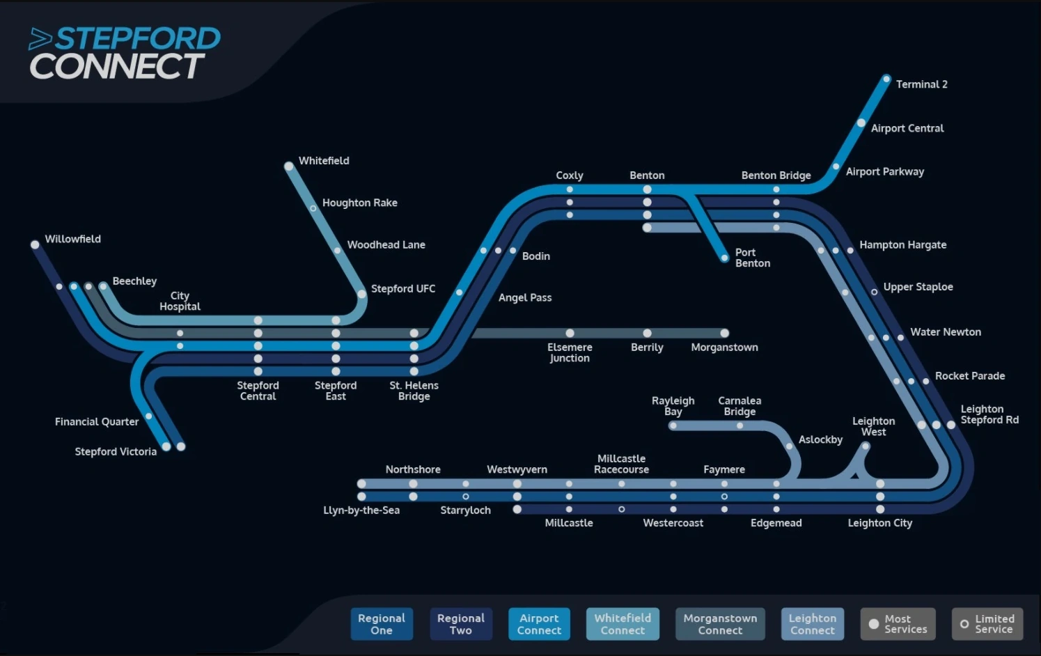 Be honest, the Connect map is getting weird due to some stations were ...