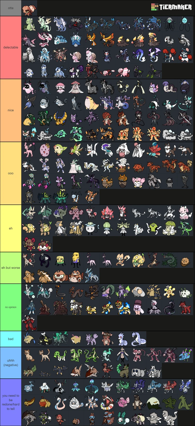 finally updated that misprint tier list from forever ago so it should have all doodles out now ...
