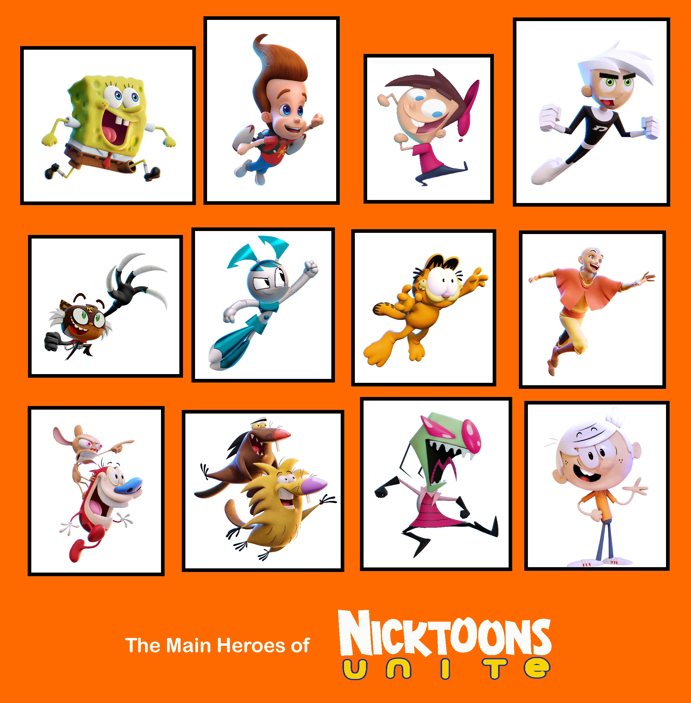 Here are the main heroes of my Nicktoons Unite movie. | Fandom
