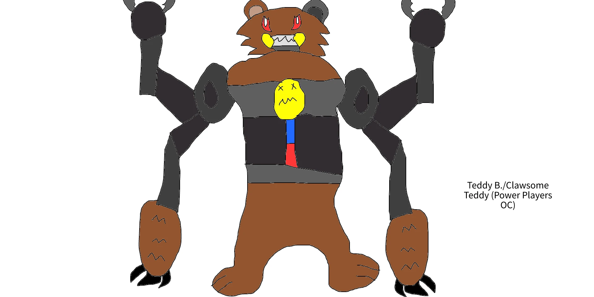 Teddy B./Clawsome Teddy (Power Players OC) | Fandom