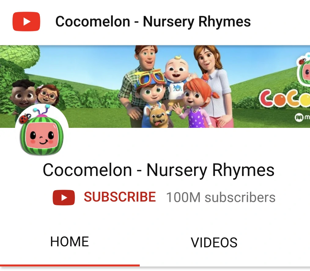 Rip Cocomelon hit 100m | Fandom