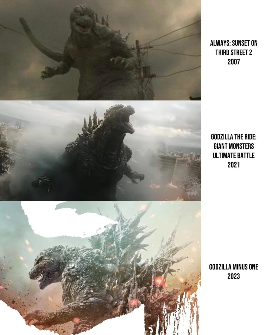 The design of Takashi Yamazaki’s Godzilla over the Years🦖 | Fandom