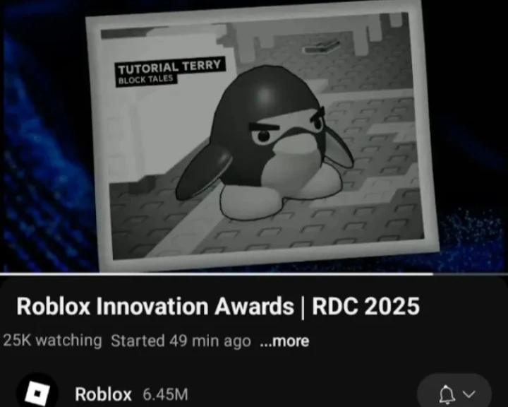 According to Roblox, Tutorial Terry has officially (?) passed away ...