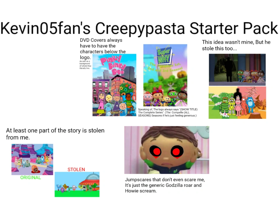 Kevin05fan's Creepypasta Starter Pack | Fandom
