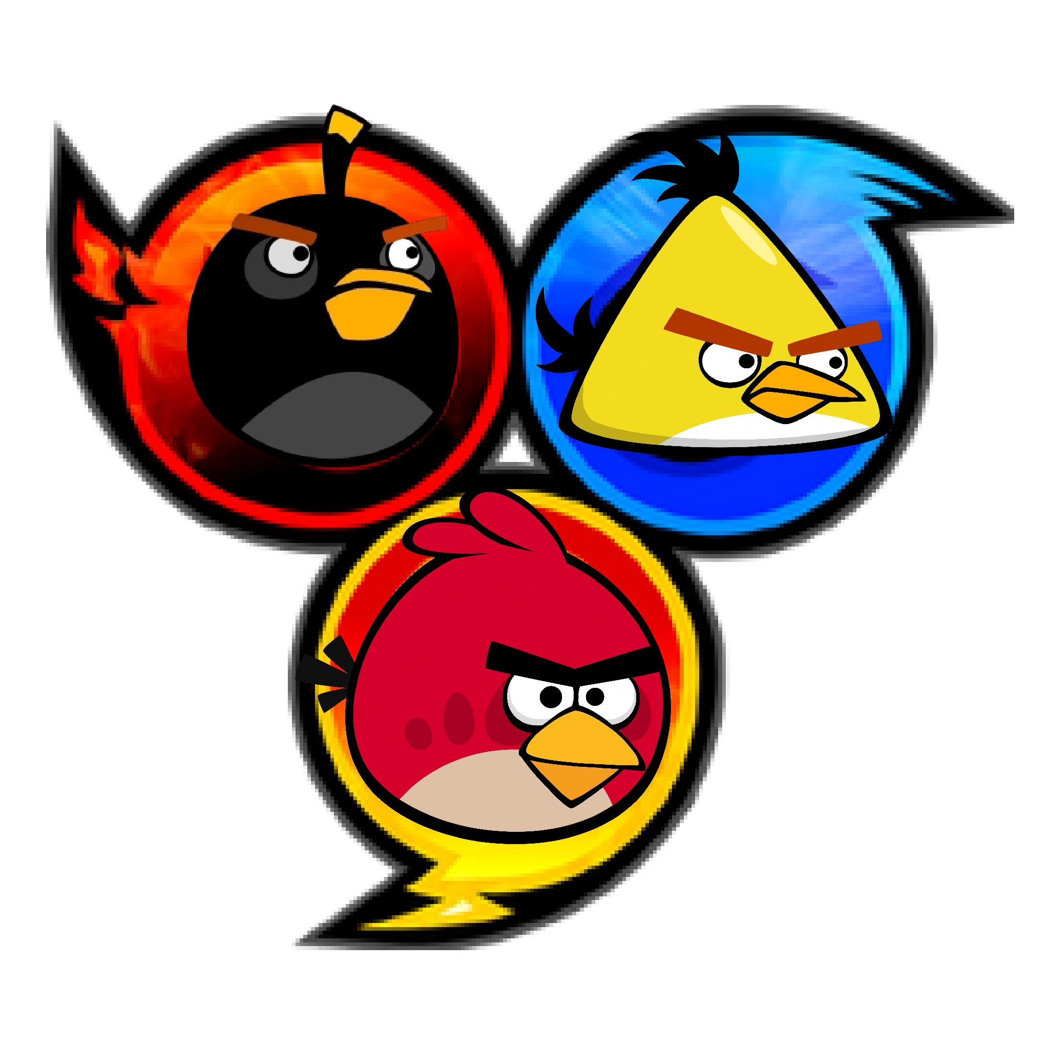 I was bored and did a “What If Angry Birds had a Sonic Heroes style ...