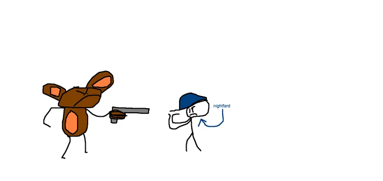 FREDDY FAZBEAR WITH A GUN HOLY SHIT | Fandom