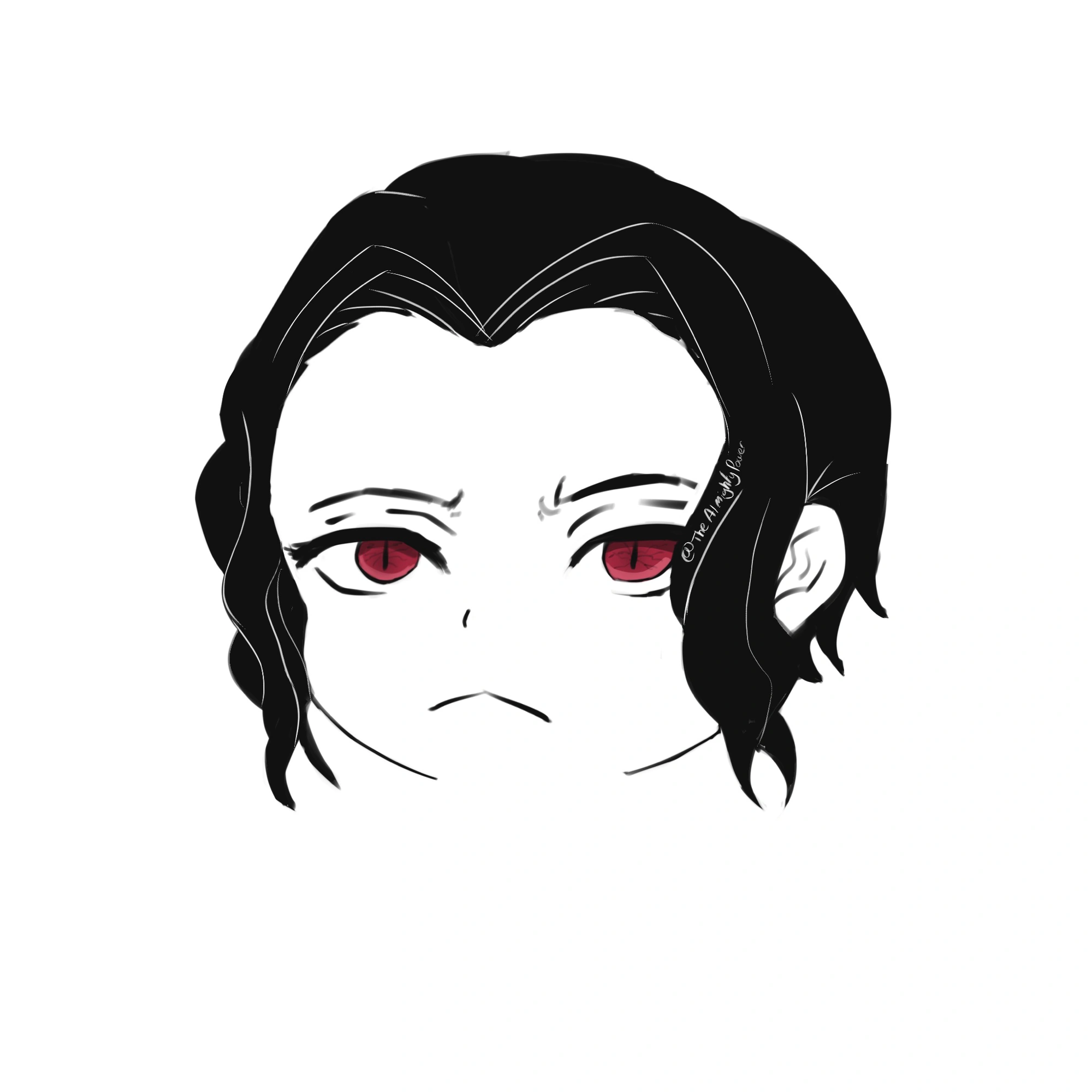 Its Muzan day so i doodled him from memory | Fandom