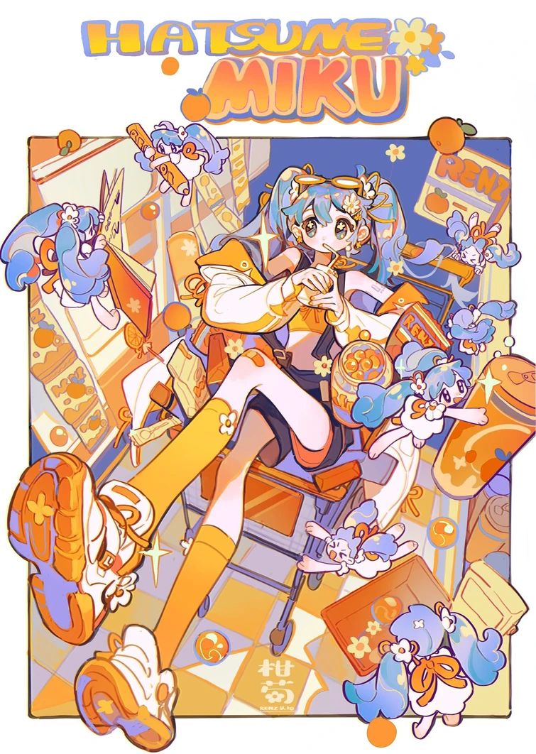 orange miku!! | Fandom