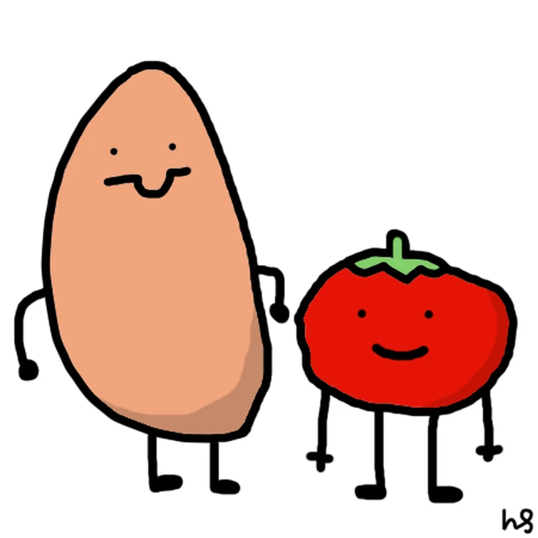 potato dude and tomato boy | Fandom