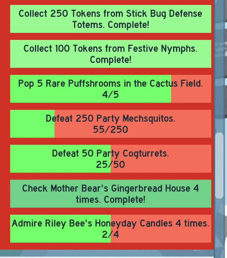 Bee Bear Quest Progress | Fandom