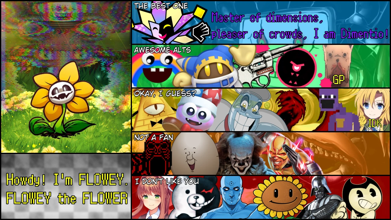 Flowey Matchup Tier List | Fandom