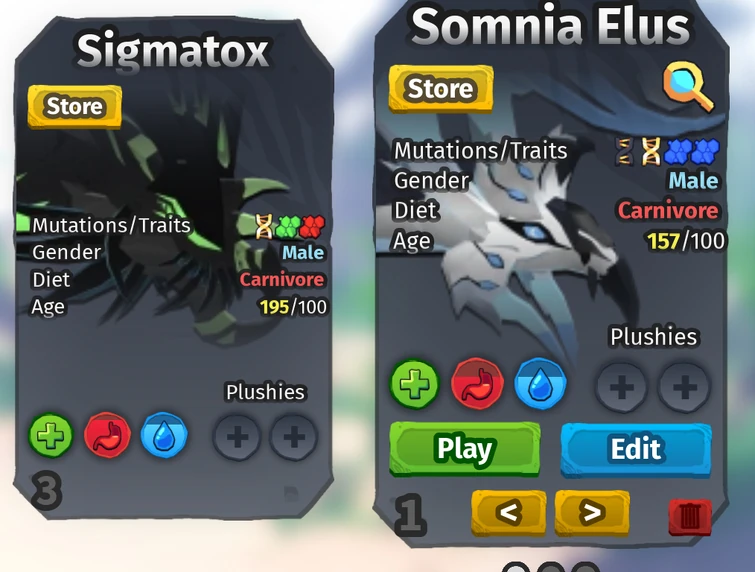 Trading Somnia and Sigmatox Mut Slots with traits | Fandom