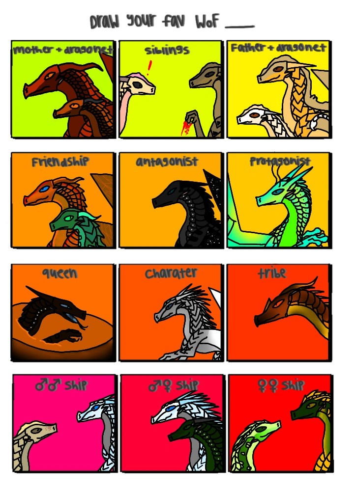 Draw your fav wof__ | Fandom