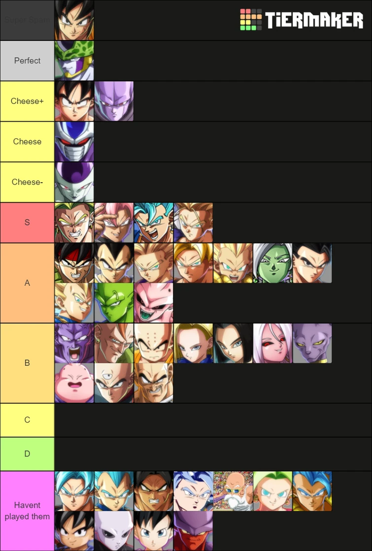 DBFZ tier list | Fandom