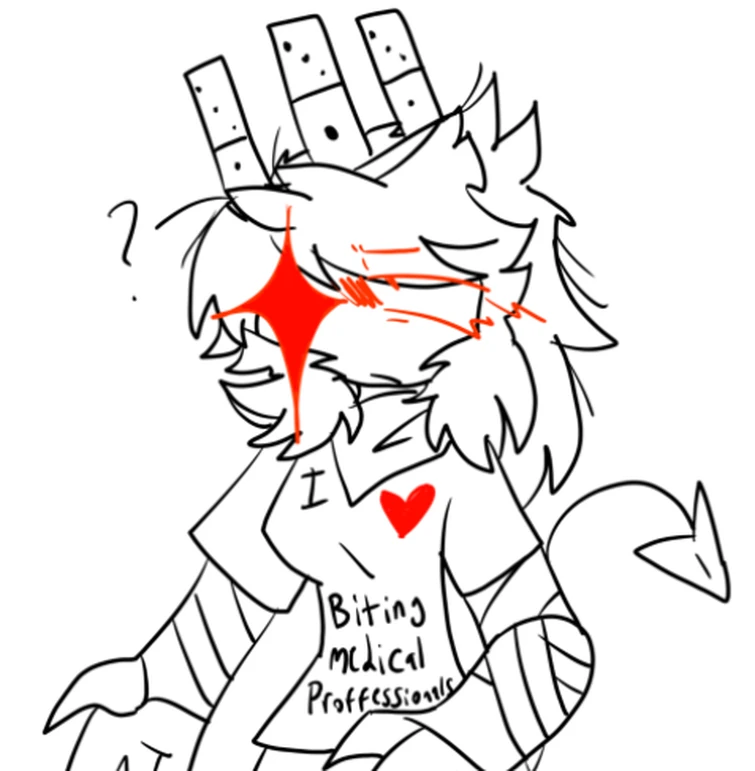 a reminder that THIS is how I draw Betrayed and you have to deal with ...