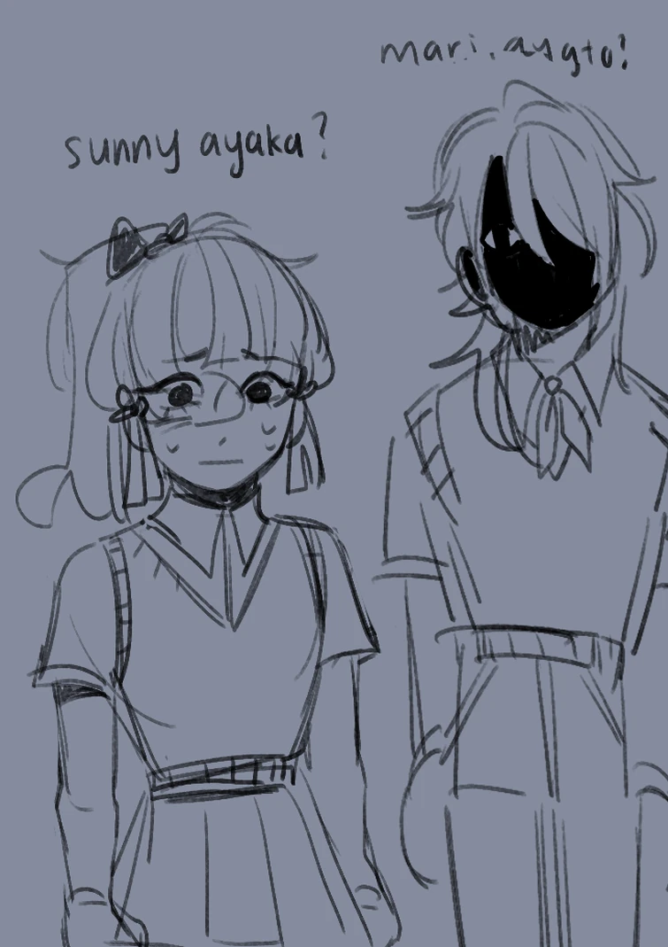 hopping onto the faceless ayato train | Fandom