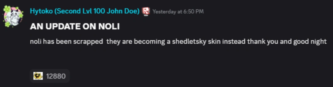 REAL important noli update | Fandom