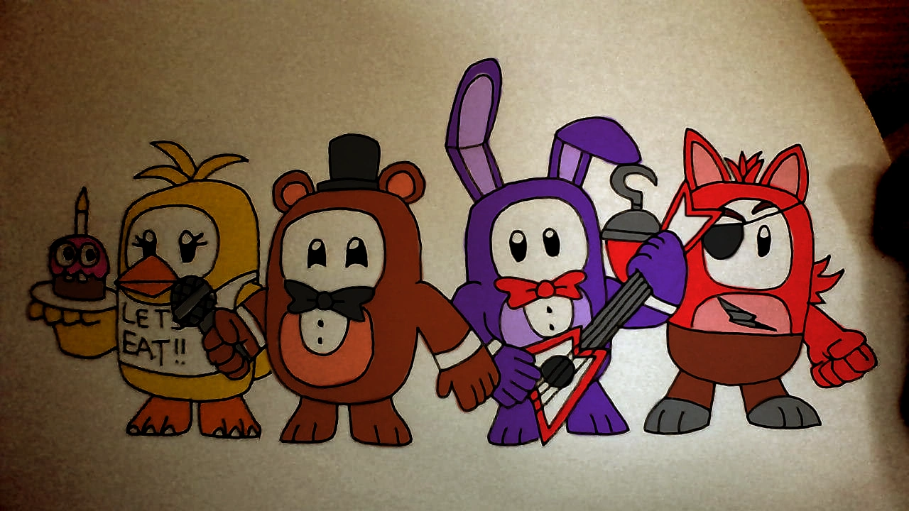 The Fazbear Gang as Fall Guys | Fandom