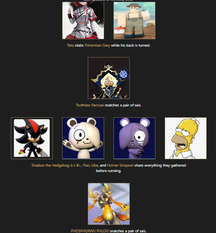 Multi-fandom Hunger Games: Bloodbath | Fandom