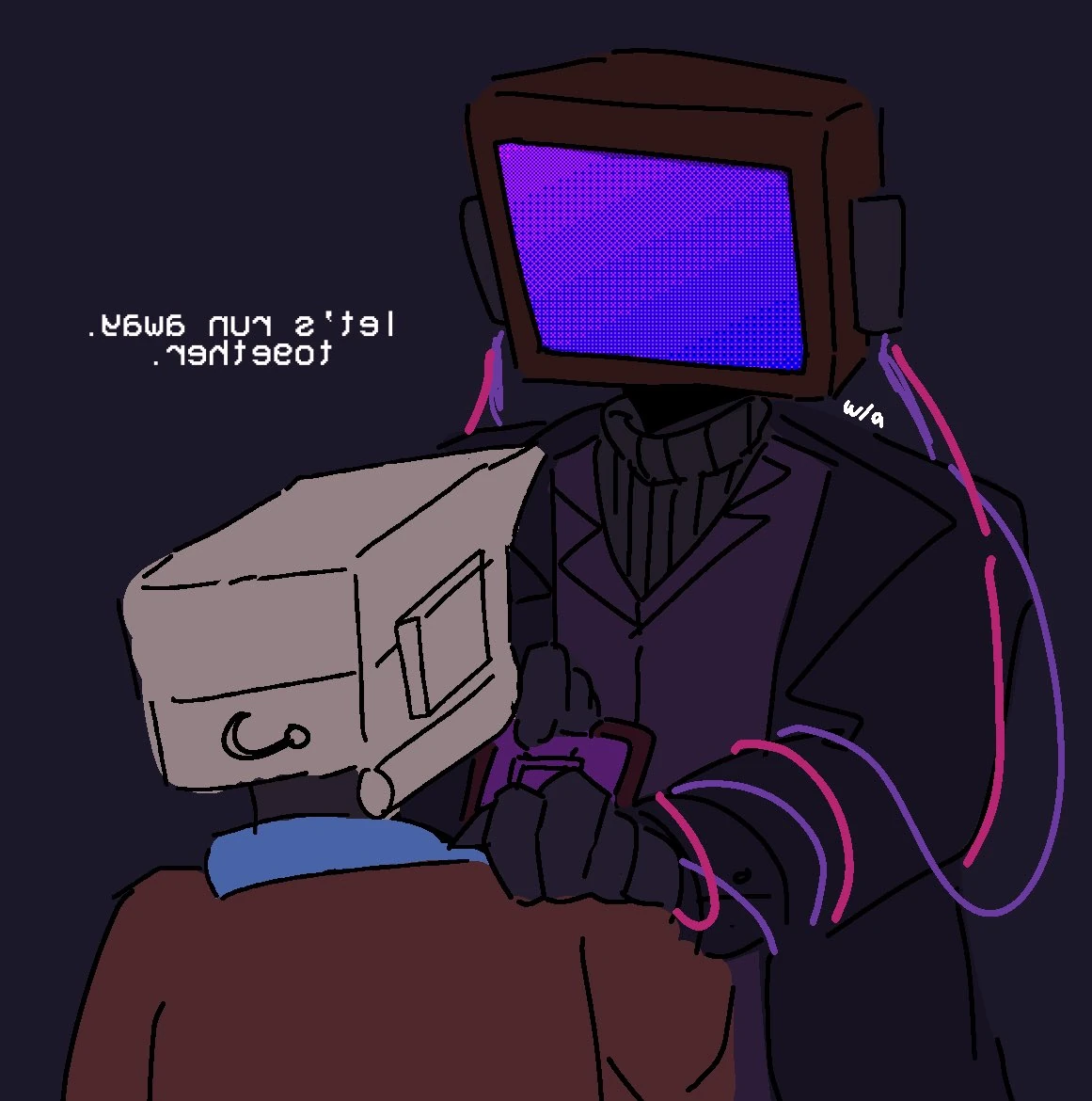 Energized TV Man Tells Brown Cameraman With Let's Run Away Together ...