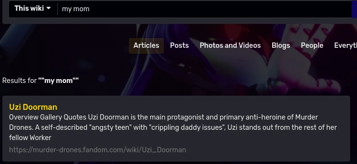 Searching random stuff | Fandom