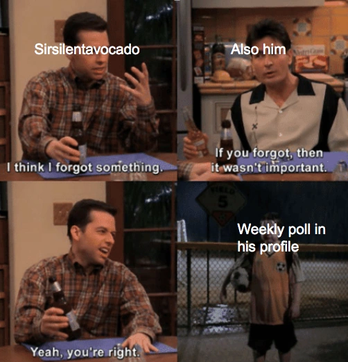 RIP weekly poll (Memes to brighten up ur day part 18!) | Fandom