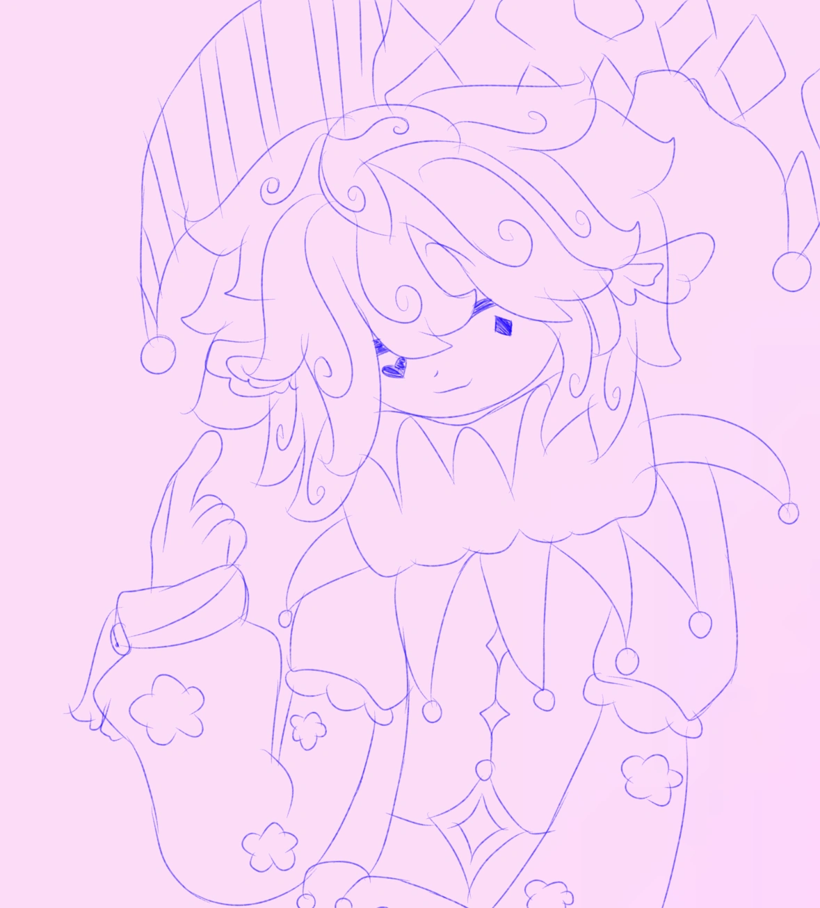 Jester two time skin sketch! | Fandom