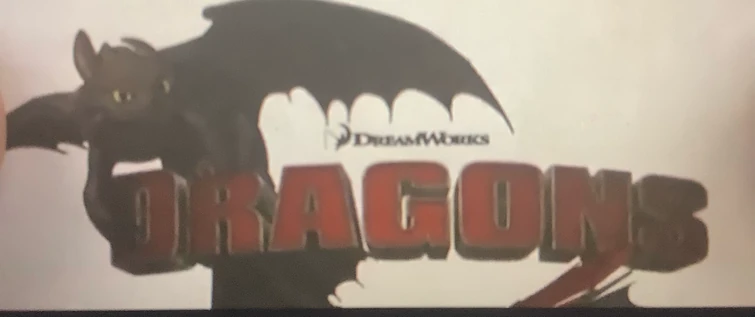 Toothless on a dragons logo | Fandom