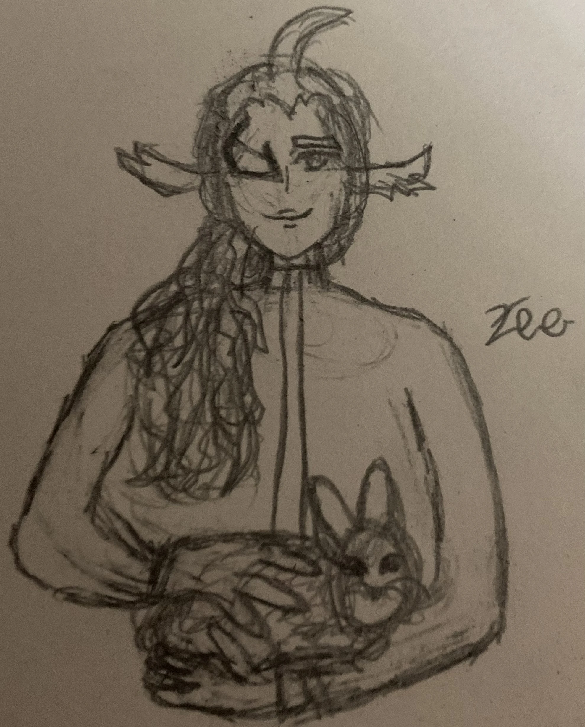 A very evil man with his very evil (bunny) dragon | Fandom