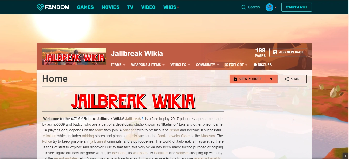 Classic Jailbreak Wiki | Fandom