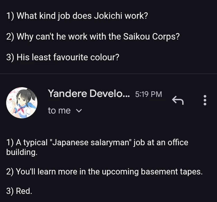 QnA about Jokichi | Fandom