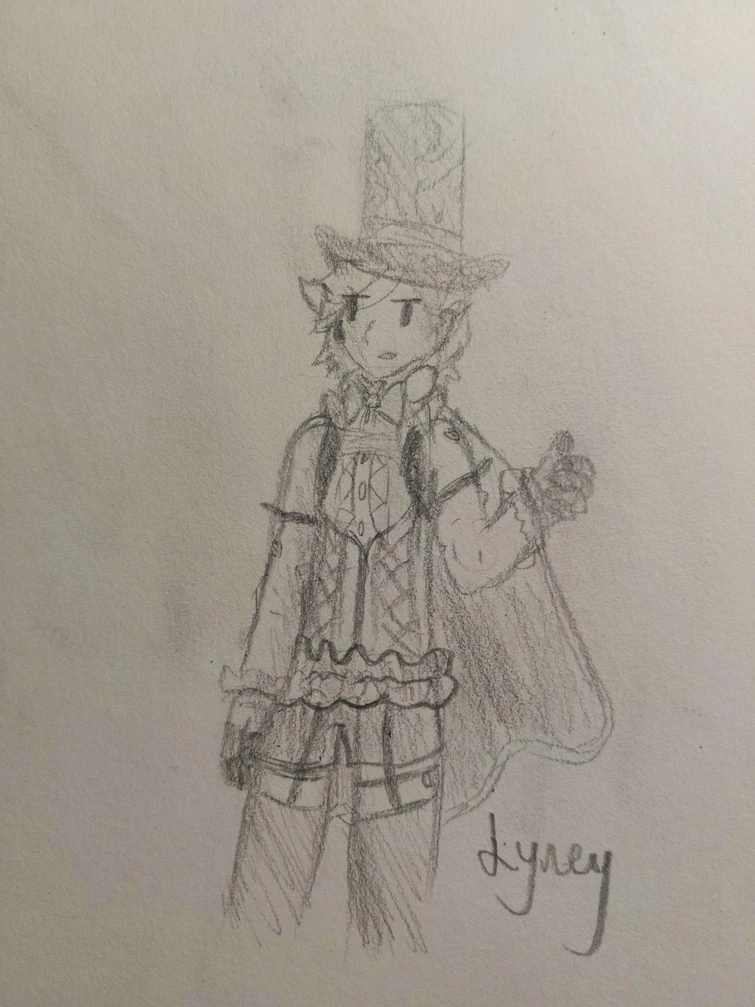 A doodle I made of Lyney back in October | Fandom