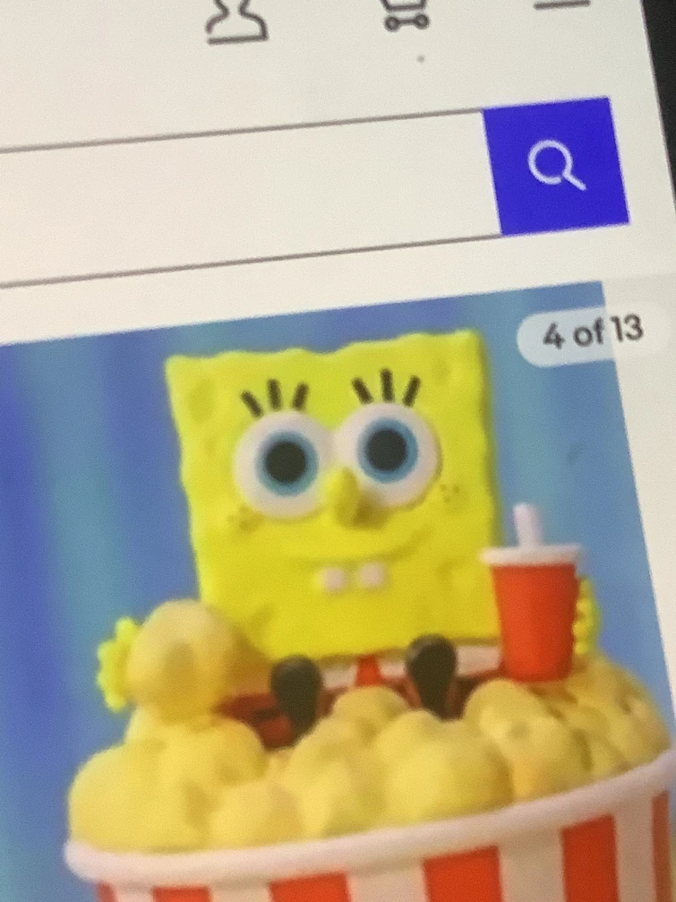 SpongeBob on the popcorn | Fandom