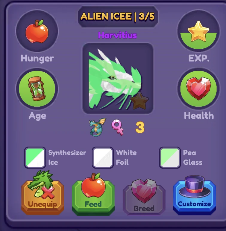 Selling 3/5 Alien Icee themed Harv! | Fandom