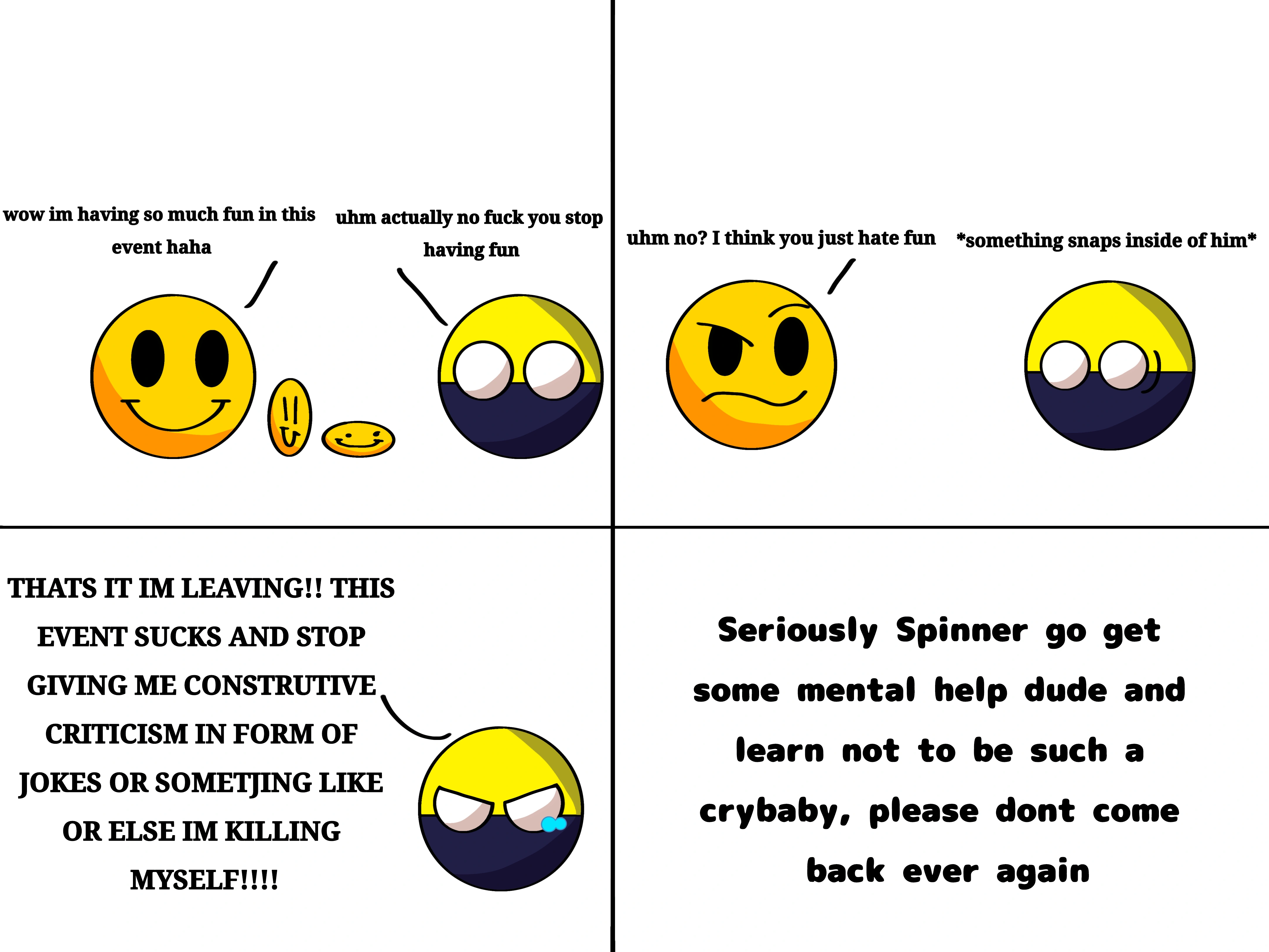 Spinner in a nutshell(first comic) | Fandom