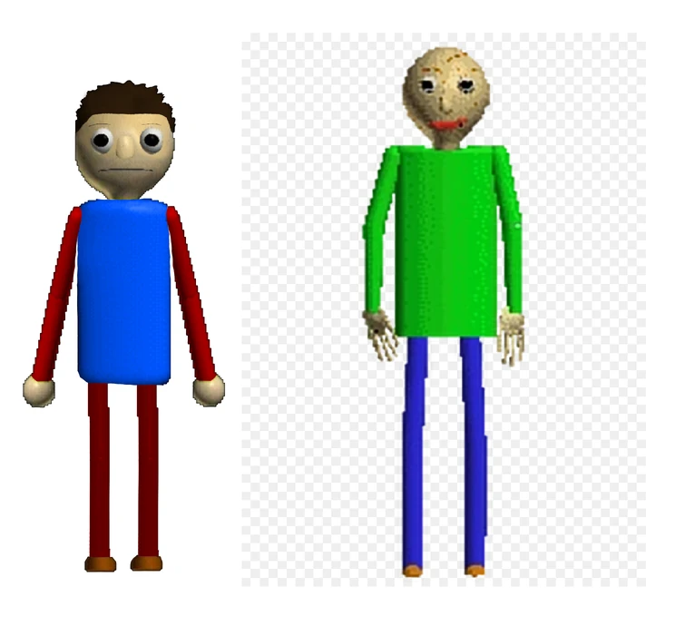 the player and baldi | Fandom