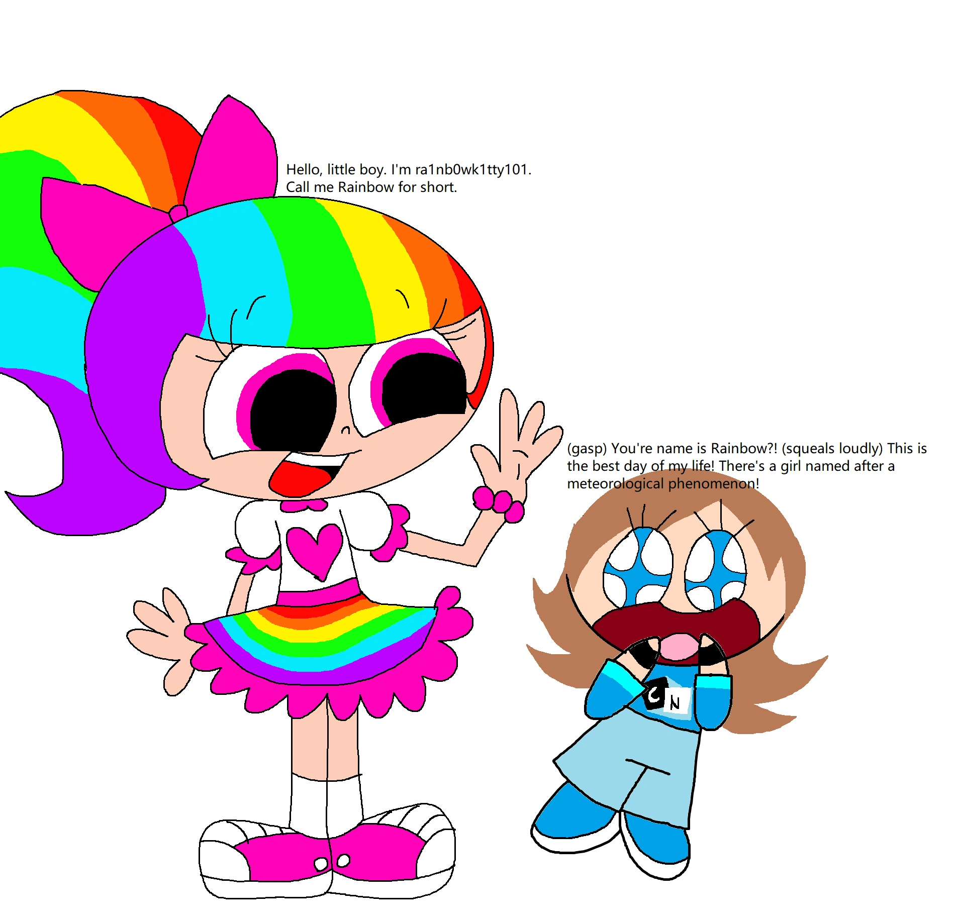 Ra1nb0wK1tty (Rainbow) meets Cartoon Network | Fandom