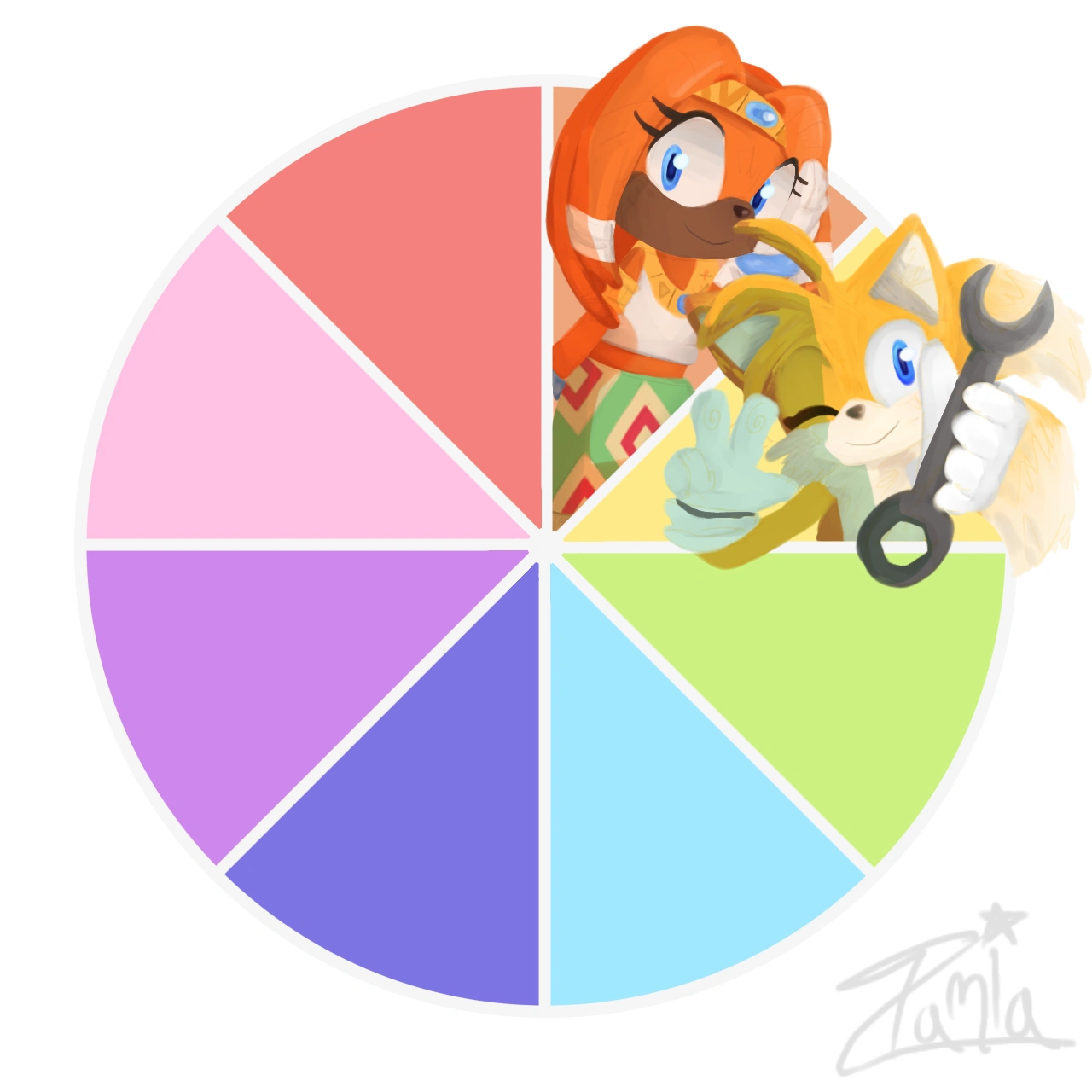 color wheel ft. tails! | Fandom